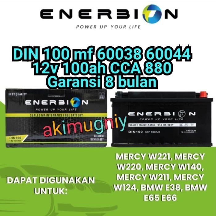 Jual Ready aki 60038 mf 60044 Din 100 kering din100 12v 100ah incoe amaron gs Bosch supreme ...