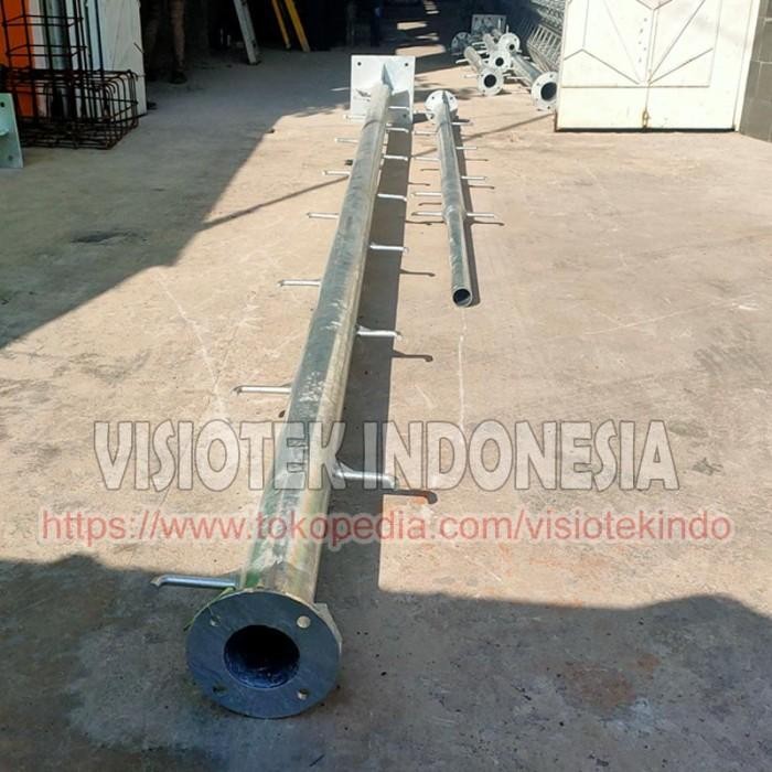 Jual Tower Monopole 10 Meter / Tower Anti Petir / Single Pole | Shopee ...