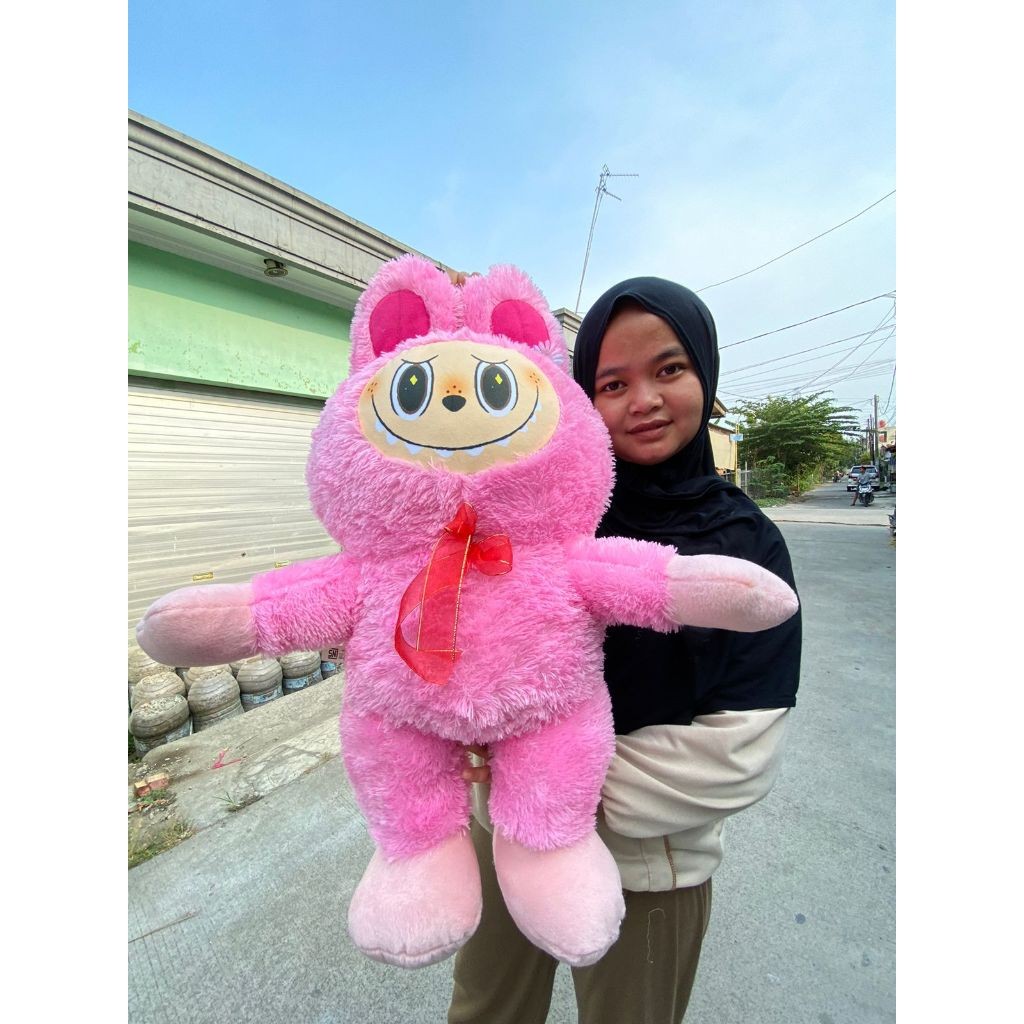 Jual Boneka labubu the monster gemoy ukuran 70cm | Shopee Indonesia