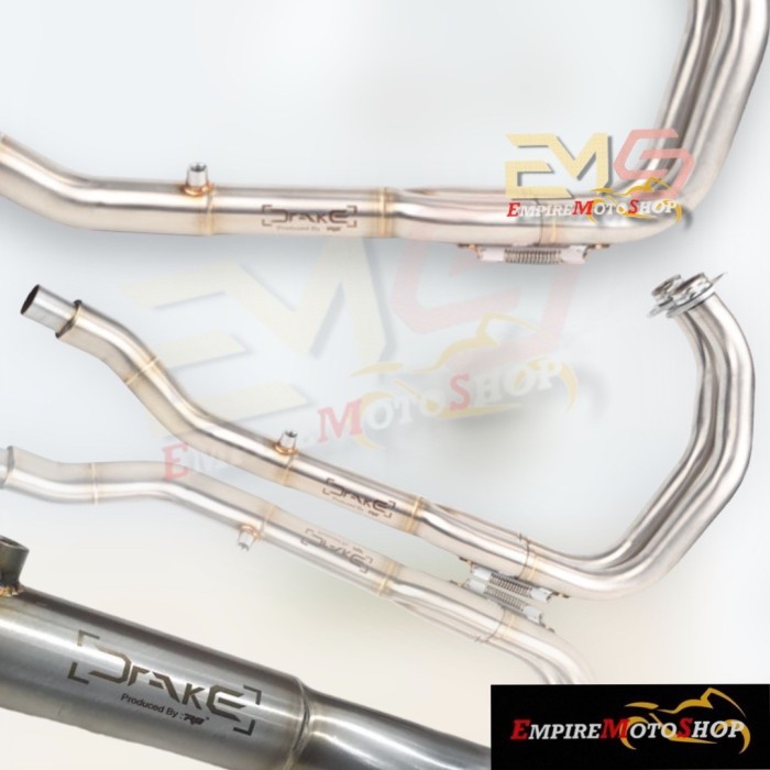 Jual DRAKE Header Knalpot R9 R25 MT25 Slip On Akrapovic Yoshimura Arrow ...