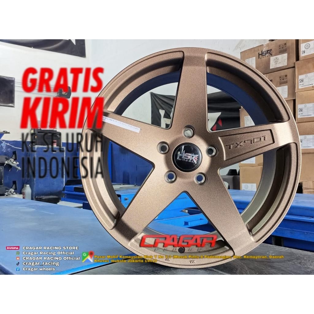 Jual Velg Mobil Innova Hrv Crv Xtrail Creta Xpaner Hsr Tx-701 Ring 17 ...