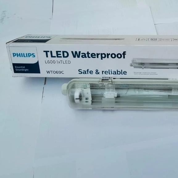 Jual Kap PHILIPS waterproof TL LED WT069C 1xTLED L600 ( TANPA LAMPU ...