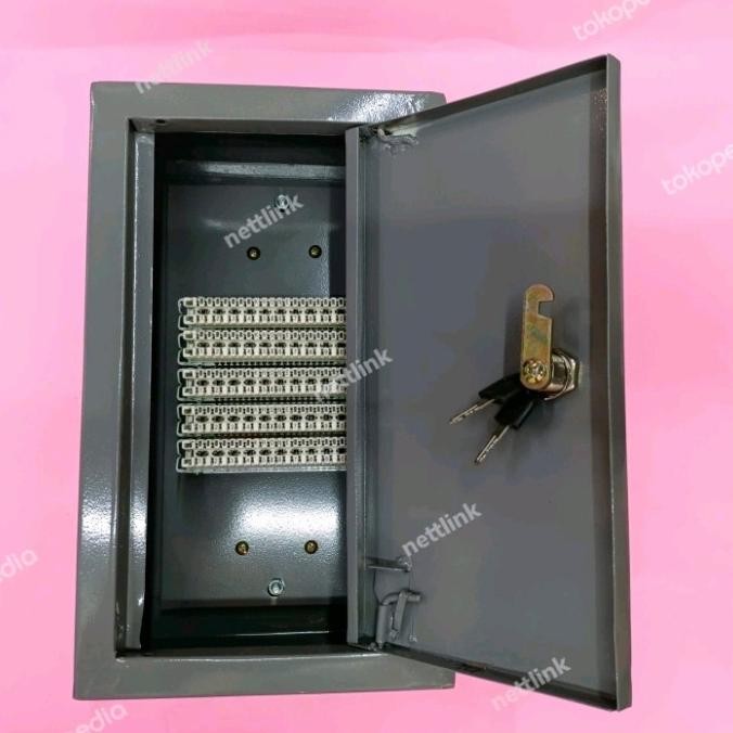 Jual box mdf telepon 50 pair / box telepon 50 pair lengkap / box ...