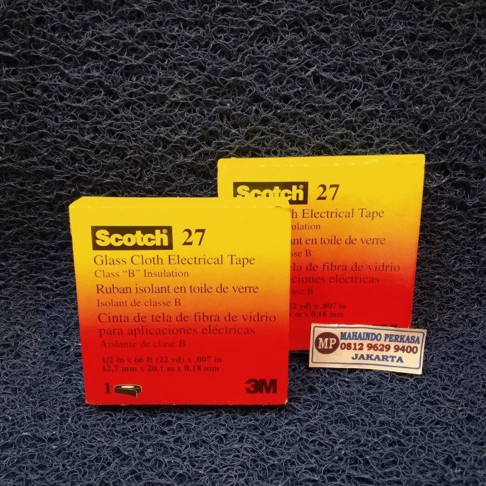 Jual 3M Scotch 27 Isolasi Tahan Panas Glass Cloth Tape | Shopee Indonesia