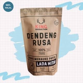 Jual Dendeng Daging Rusa Merauke Papua Asli 250 gr 100% Halal | Shopee ...