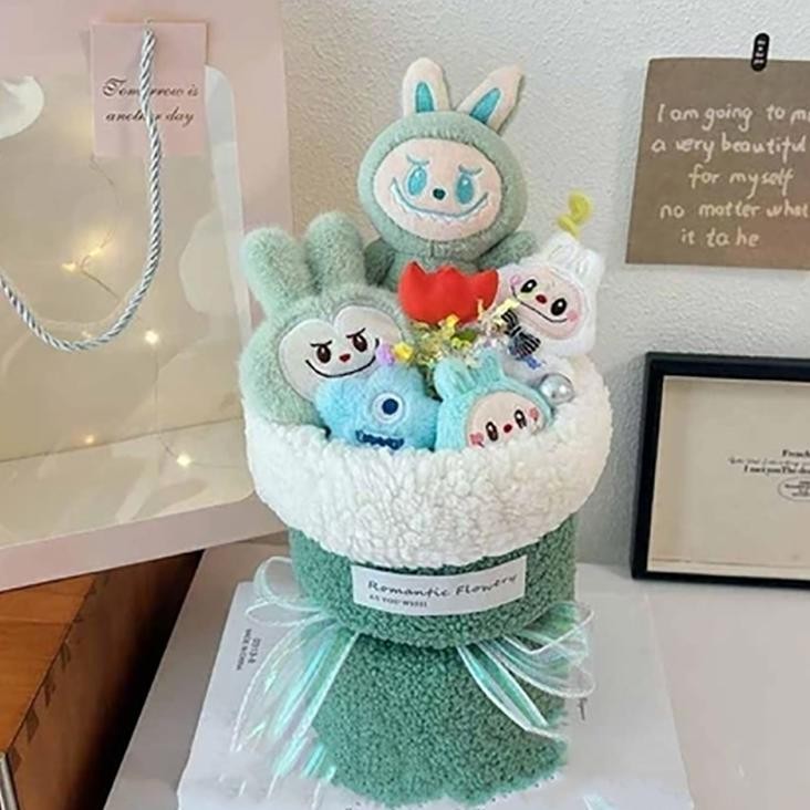 Jual Popmart Labubu Buket Boneka /Kado Ulang Tahun Cewek/ Hadiah ...