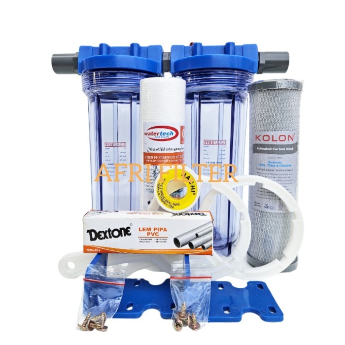 Jual Paket Filter Air 2 Tahap Puretrex Untuk Air Pam / Keruh Drat 3/4 ...