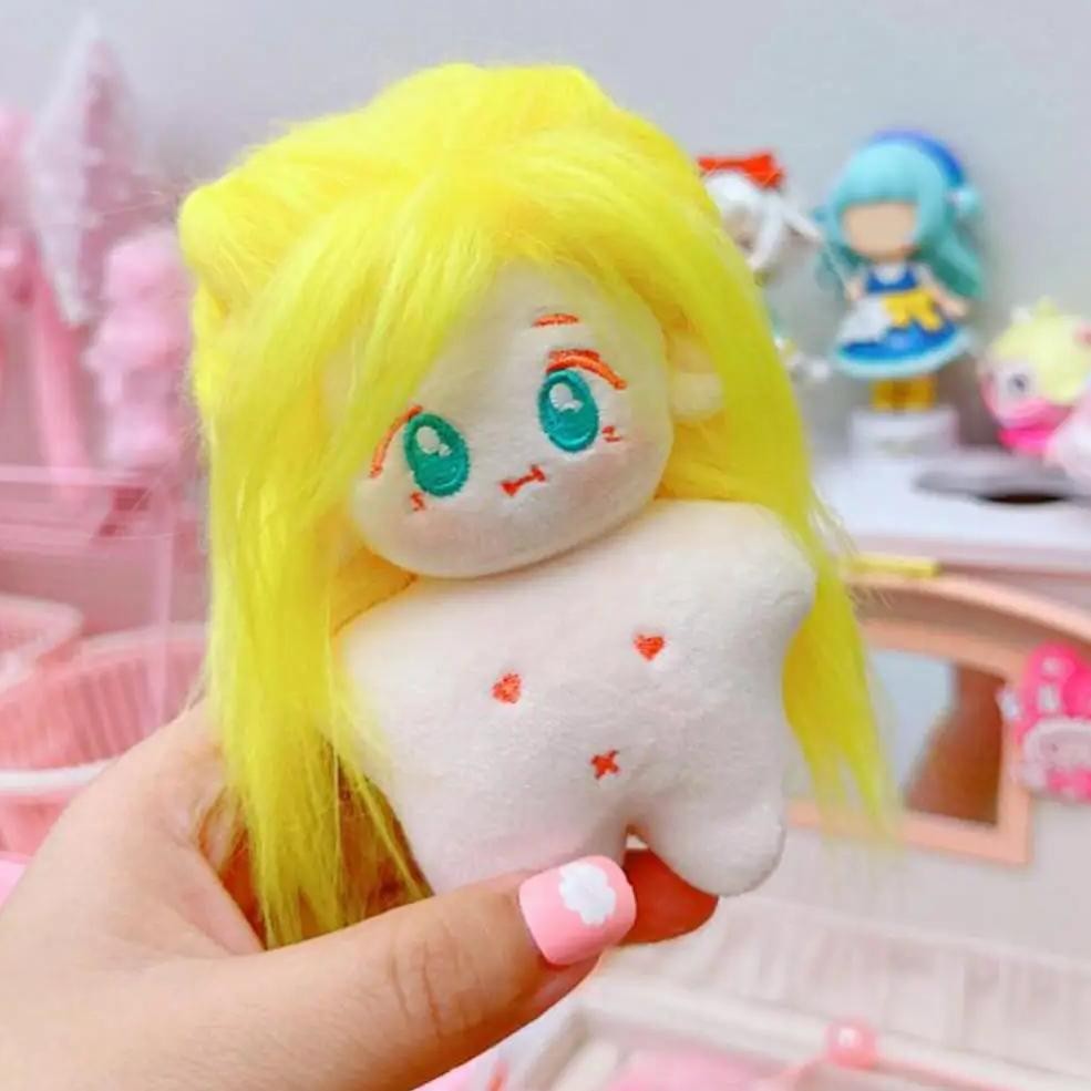 Jual cute cotton doll 10cm cotton doll colorful hair diy hairstyles ...