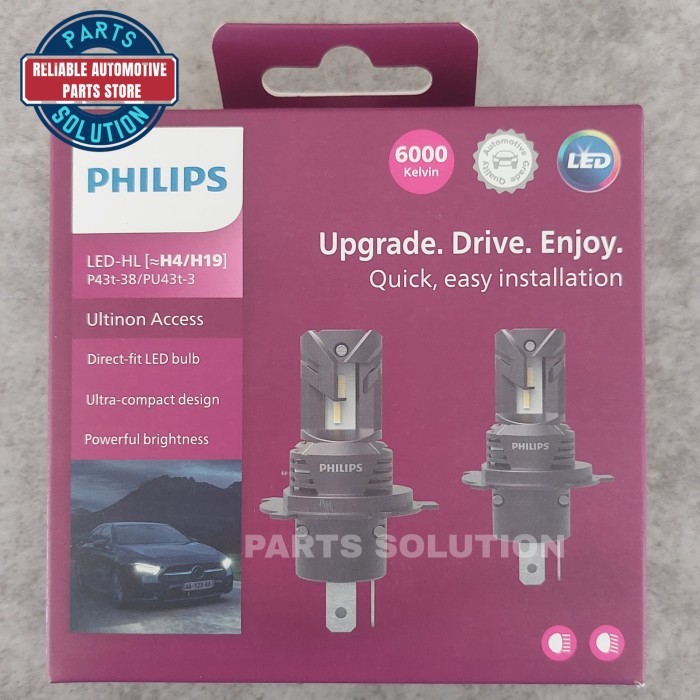 Jual Lampu Led Philips Ultinon Access U2500 H1 H4 H7 H8 H11 H16 Hir2 Hb3/4 | Shopee Indonesia