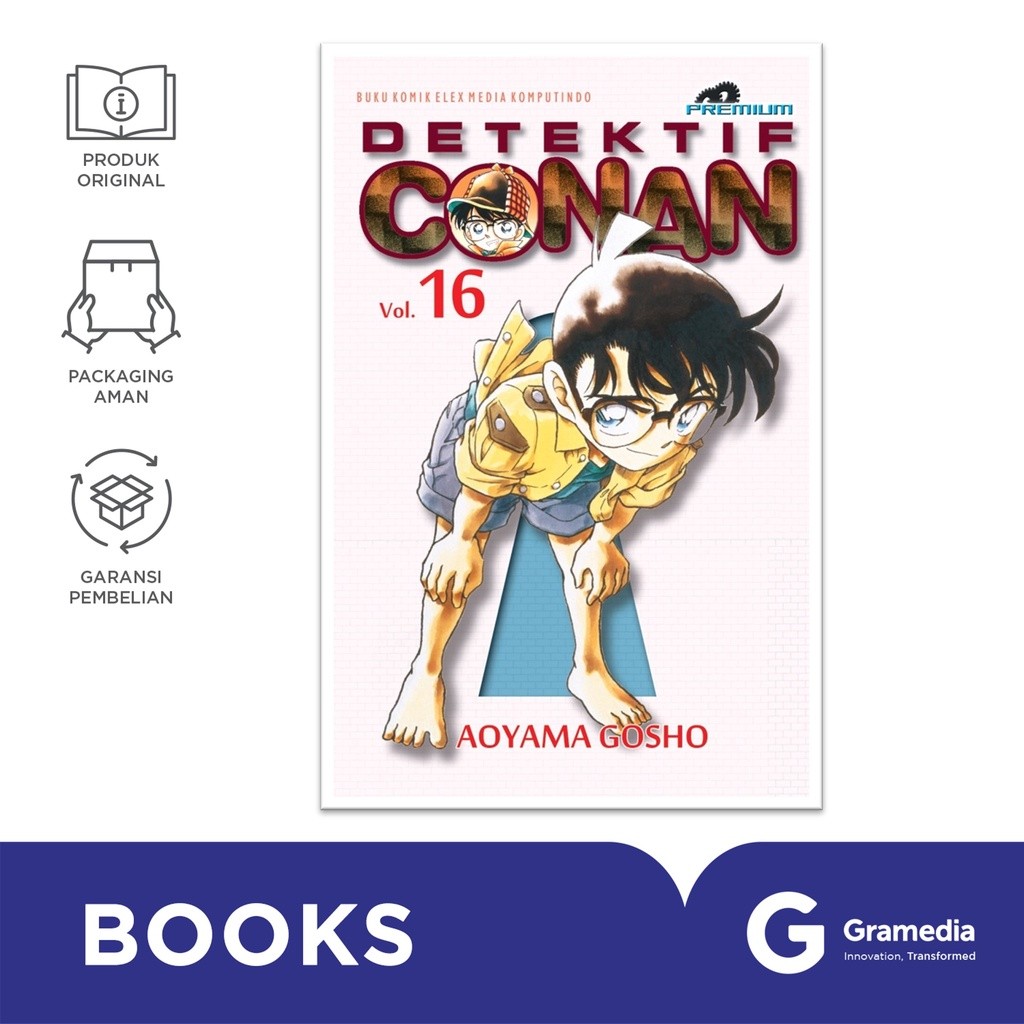Jual Komik Detektif Conan Premium 16 (AOYAMA GOSHO) | Shopee Indonesia