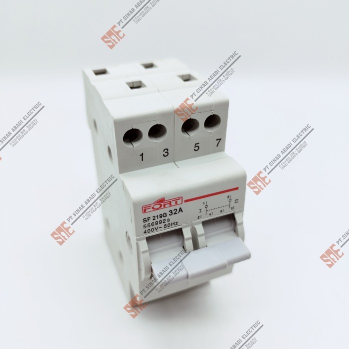 Jual Mcb Cos Change Over Switch Fort 32A 40A 2P Pole / Genset Pln ...