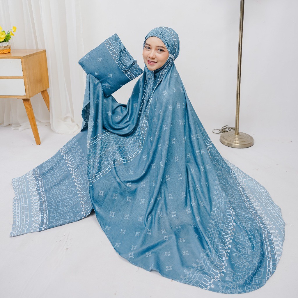 Jual Mukena Wanita Rokoh 2In1 Muqena Seregam Lebaran Cewek Rukuh Dewasa ...