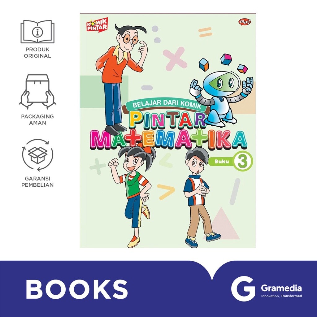 Jual Belajar dari Komik Pintar Matematika Buku 3 (Gakken) | Shopee Indonesia