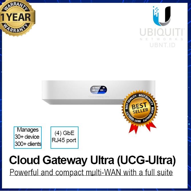 Jual UBIQUITI CLOUD GATEWAY ULTRA (UCG-ULTRA) ORIGINAL DAN TERPERCAYA ...