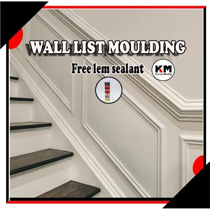 Jual KM LIST WALL MOULDING 290CM DEKORASI HIASAN TEMBOK MINIMALIS ...