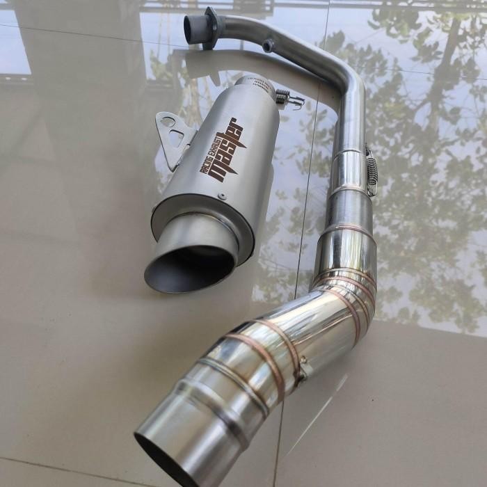 Jual KNALPOT RACING MASTER TITANIUM SUNBLAST LEHER SEMI STENLES FULL ...