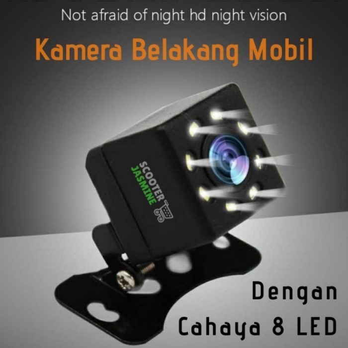 Jual Kamera Parkir Mundur Mobil Night Vision Rear Camera 8 Led Lebih Terang | Shopee Indonesia