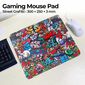 Jual TaffGO Gaming Mouse Pad Street Grafitti Desk Mat 300x250x3mm | Shopee Indonesia