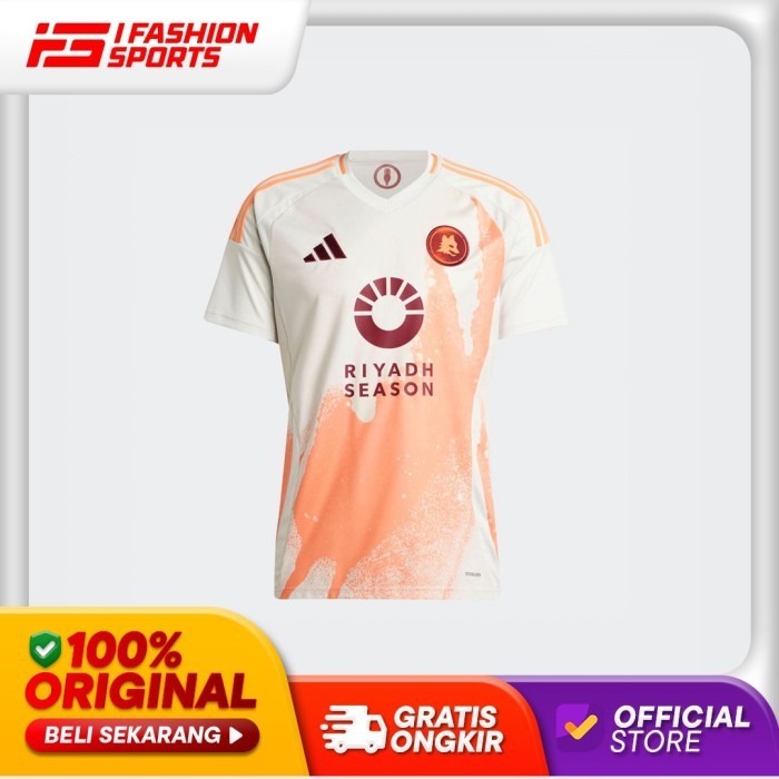 Jual JERSEY BOLA ADIDAS AS ROMA 24/25 AWAY IS5405 ORIGINAL | Shopee ...