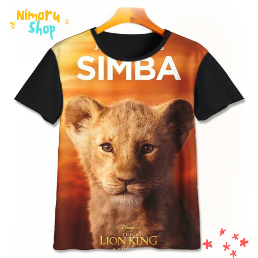 Jual Baju Kaos Anak 3D Simba-8-designWD The Lion King Disney Cartoon ...