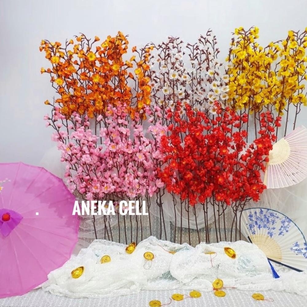 Jual BUNGA POHON SAKURA CHERRY BLOSSOM IMLEK 2025 Bunga Meihua Anggrek ...