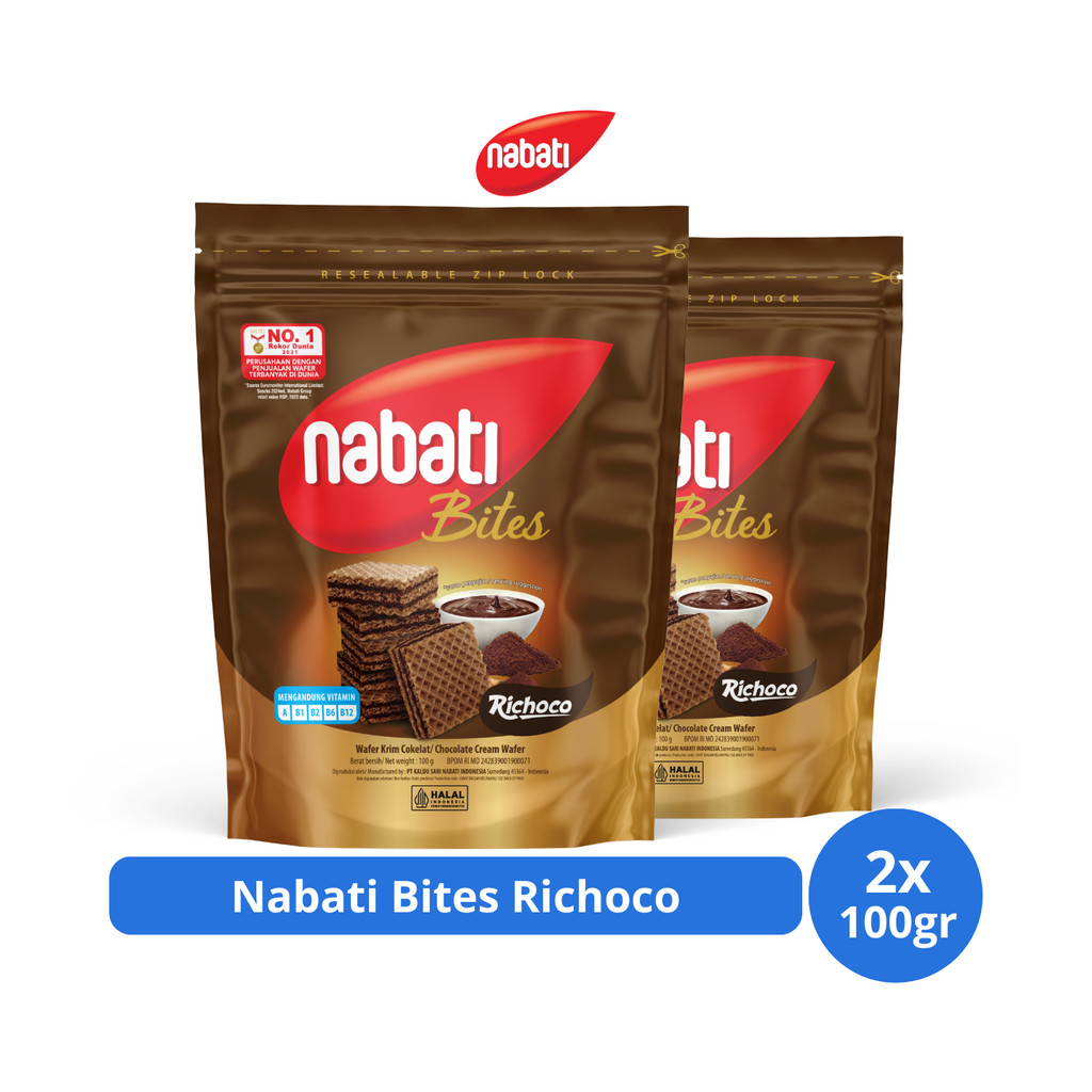 Jual Nabati Bites Richoco 100gr x 2 pcs | Shopee Indonesia