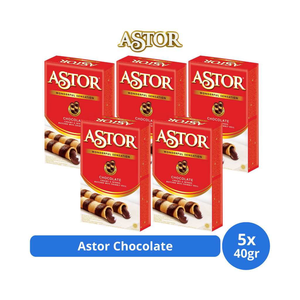 Jual Astor Chocolate 40gr x 5 pcs | Shopee Indonesia