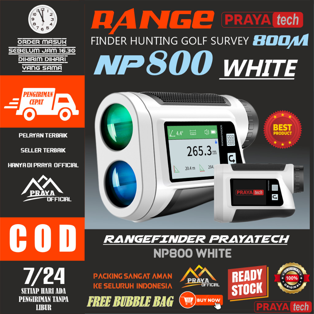 Jual RANGE FINDER Rangefinder Teropong laser ukur jarak 600m 600 meter PRAYATECH SURVEY GOLF ...