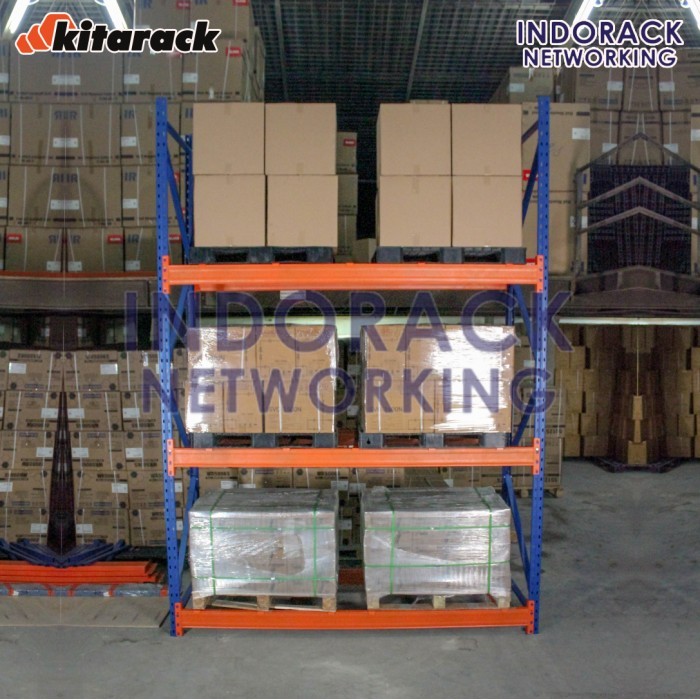 Jual KITARACK Rack Pallet Depth 80 / 100cm Support Bar Rak Palet Heavy ...
