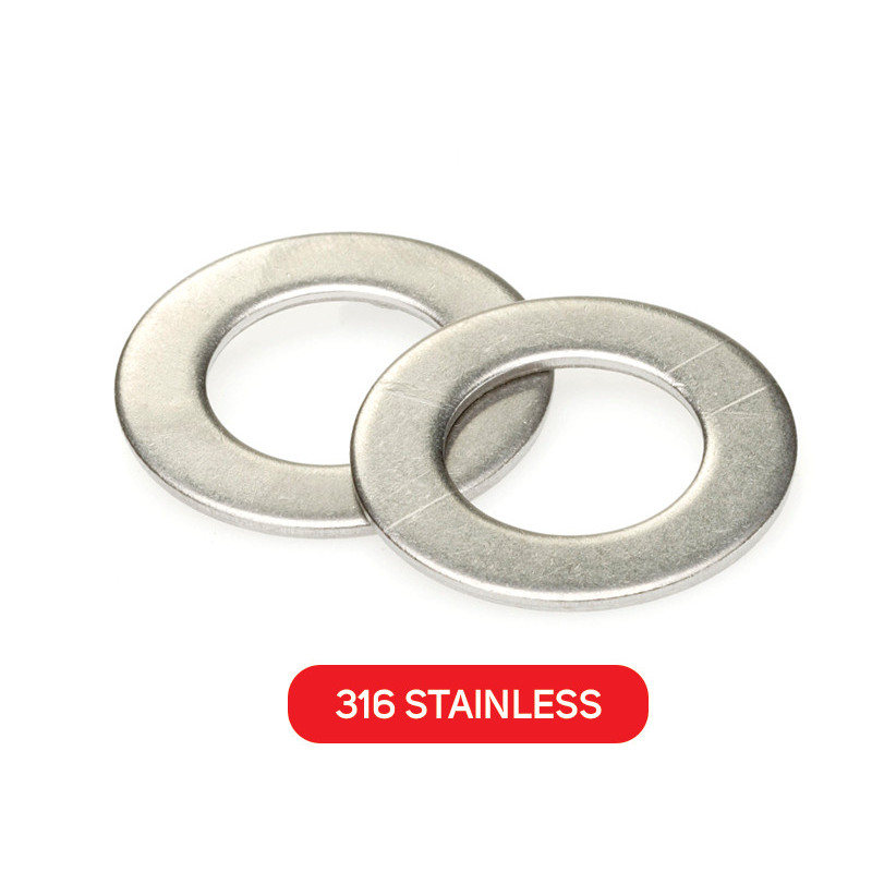Jual SS316 Ring Plat M10 / Flat Washer M10 / WP M10 / Ring Plat Stainless M10 | Shopee Indonesia