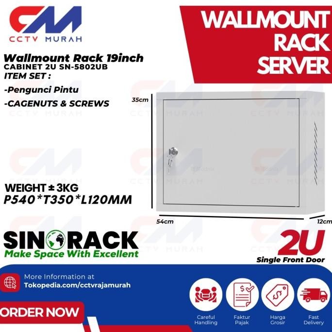 Jual Wallmount Rack Server 2U, Rak Server Single Door 2U | Shopee Indonesia