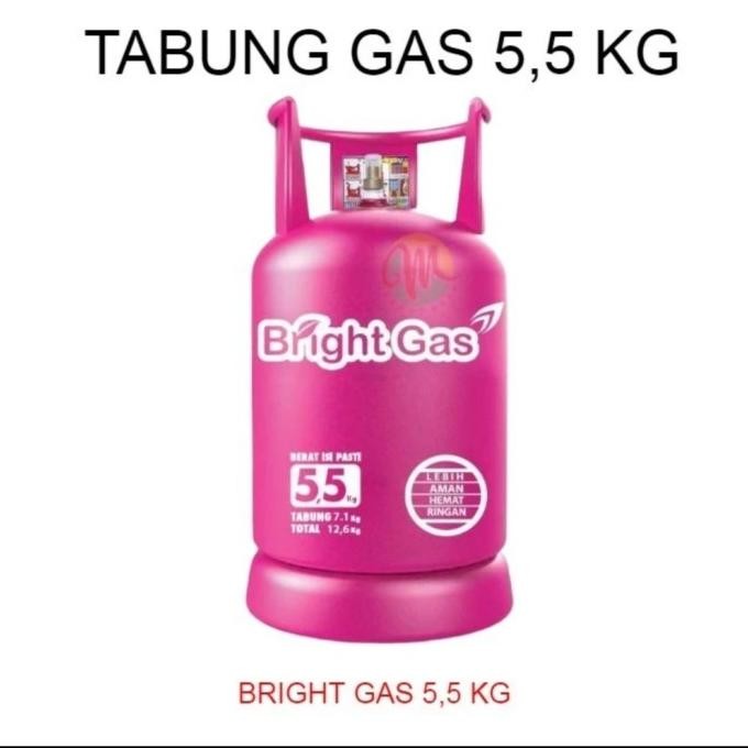 Jual Tabung Gas LPG BRIGHT GAS 5,5KG 5.5 Kg Kosong | Shopee Indonesia