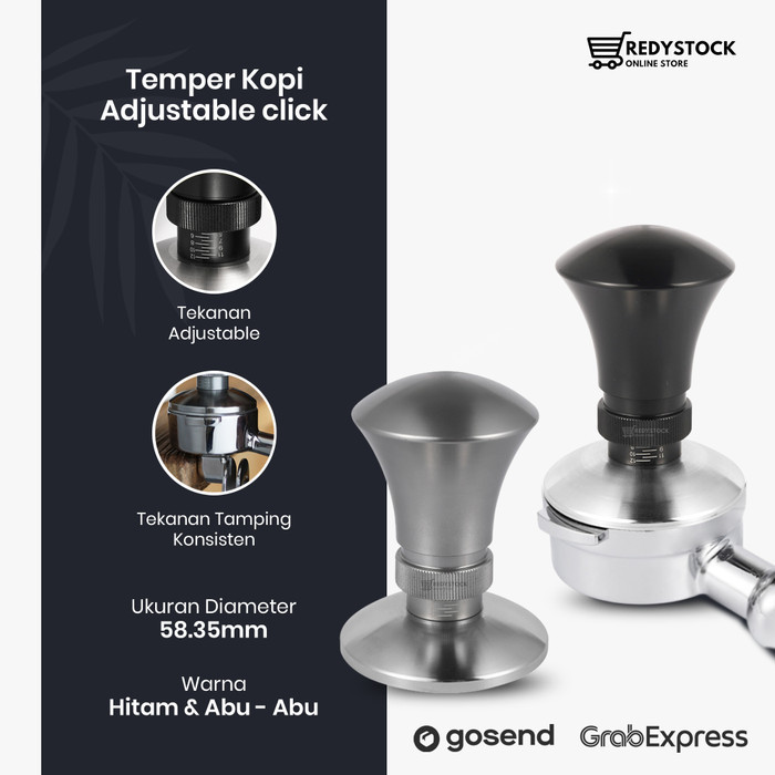 Jual Jinsei Tamper Kopi 58,35Mm Consistent Adjustable Click Tamper ...