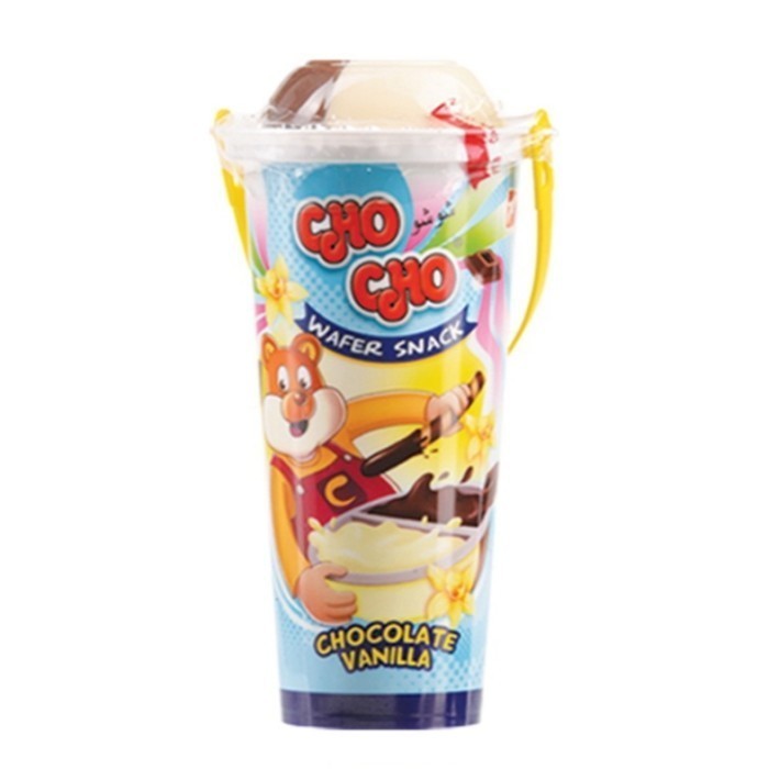 Jual CHO CHO WAFER SNACK CHOCOLATE VANILLA 40G | Shopee Indonesia