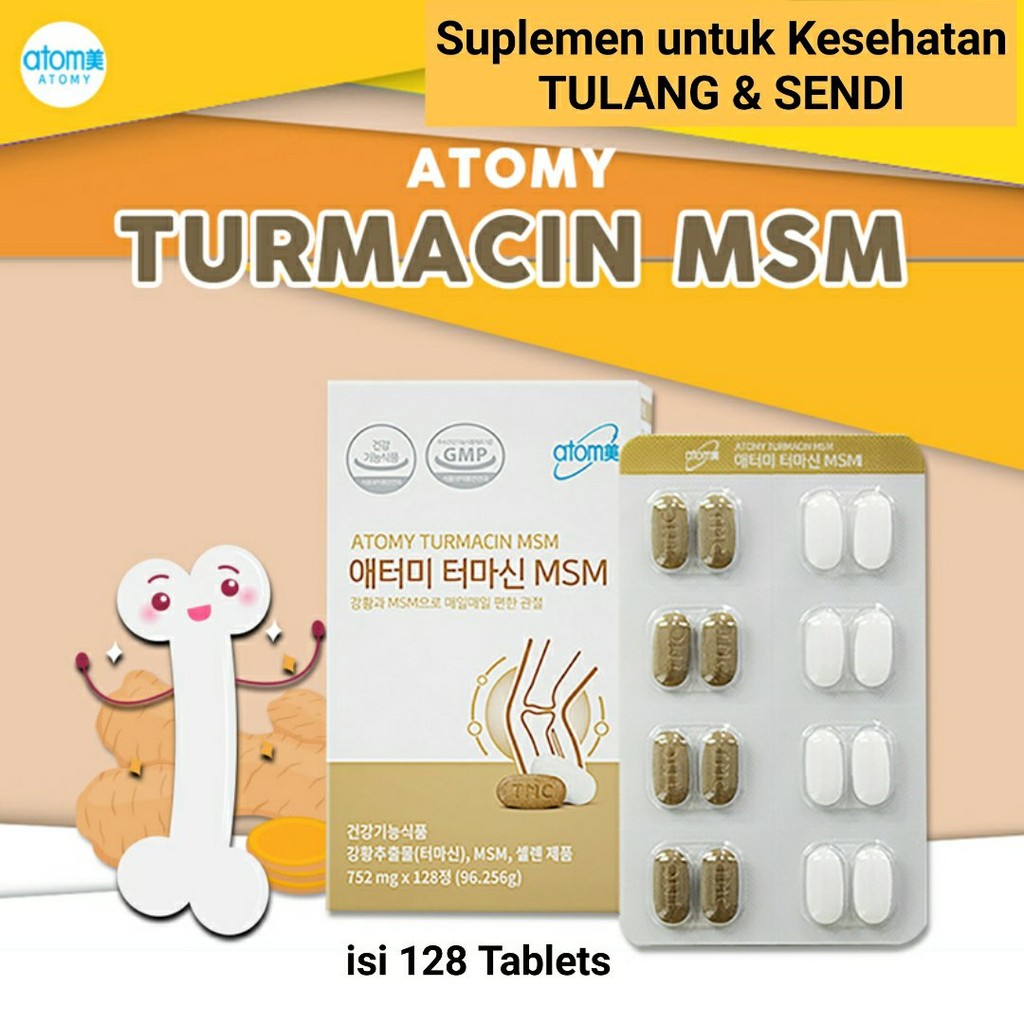 Jual Atomy Turmacin MSM Supplemen Masalah Tulang dan Sendi | Shopee Indonesia