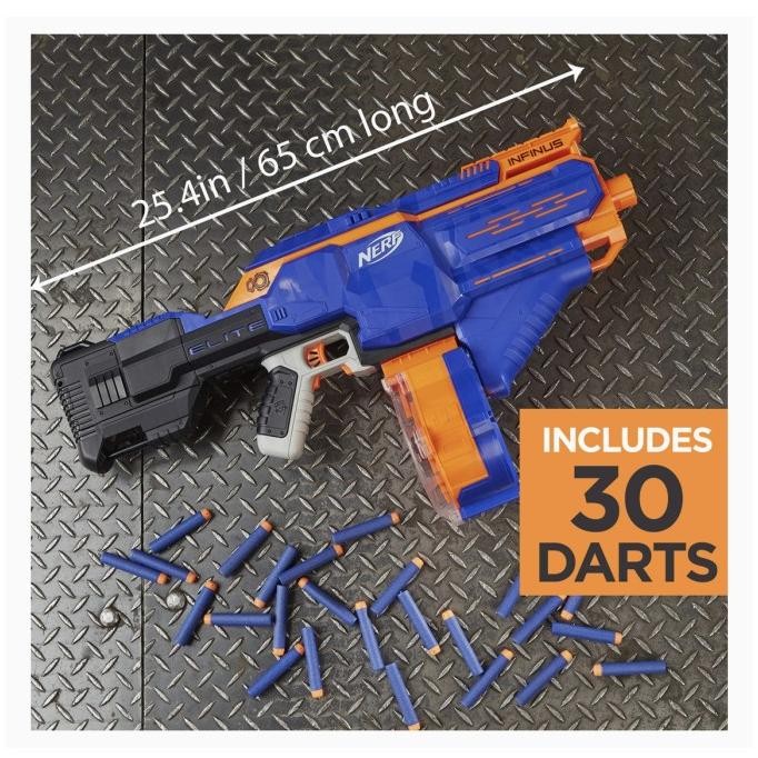 Jual Nerf Nstrike Elite Infinus Motorized Speed Load Tech Original ...