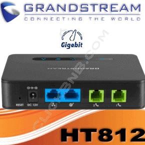 Jual Grandstream HT812 - 2FXS ATA with Dual Gigabit NAT Router | Shopee ...
