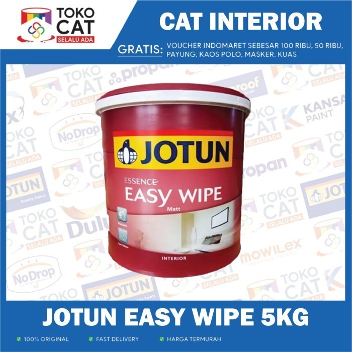 Jual Cat Tembok Interior | Jotun Easy Wipe Anti Noda Tinting ( Bisa Request Warna ) 25 KG ...