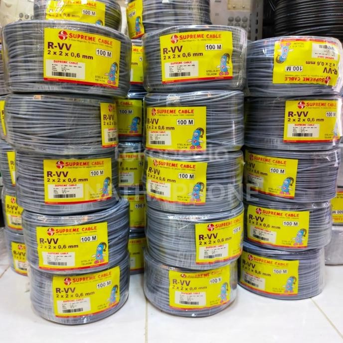 Jual Kabel Telepon SUPREME isi 4 /100 M | Shopee Indonesia