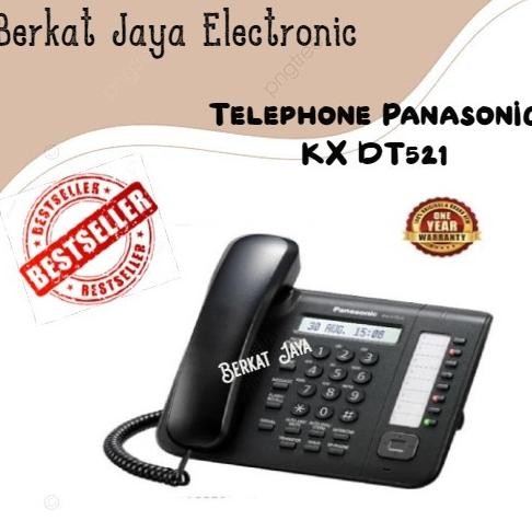 Jual Telepon Panasonic KX-DT 521 ( Black ) | Shopee Indonesia