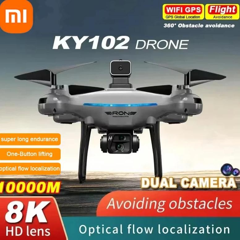 Jual xiaomi ky102 drone professional 8k hd dual camera aerial 360 obstacle avoidance optical ...