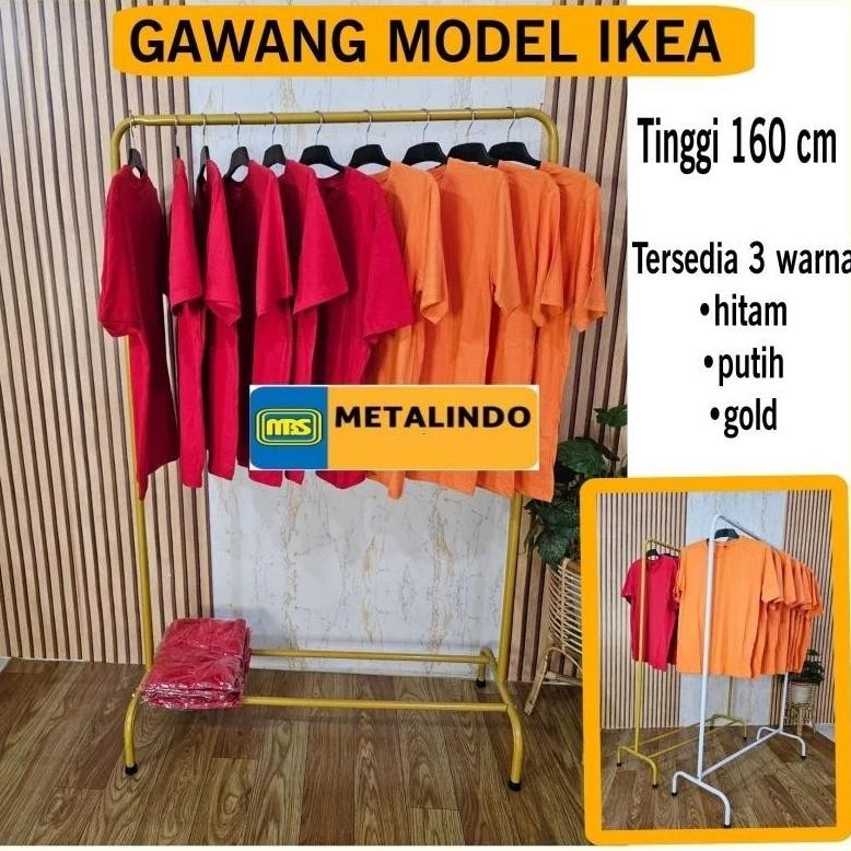 Jual Ga baju tinggi 160 cm hanger display baju gantungan baju gaan ...