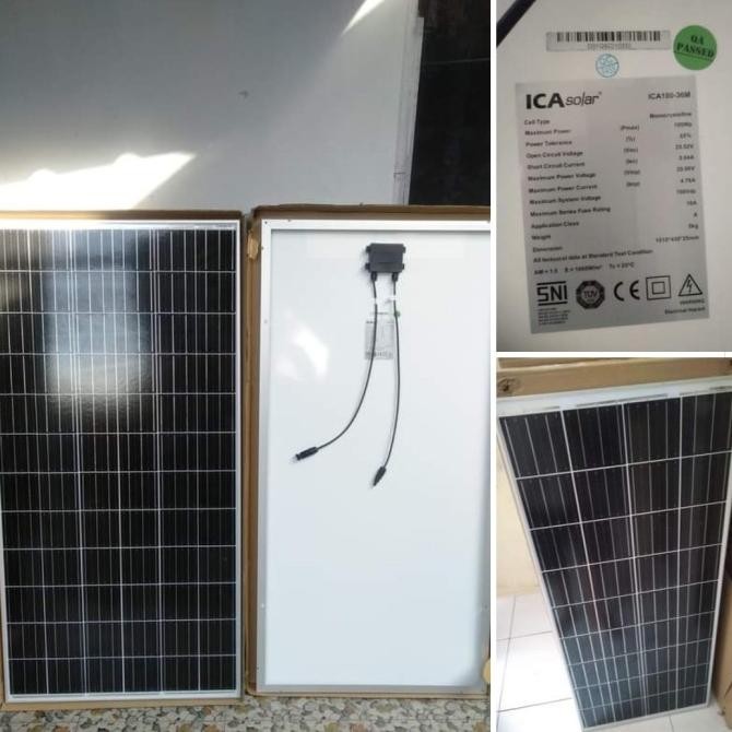 Jual Sale Panel Surya Ica Solar Monocrystaline 100Wp Tkdn Best ...