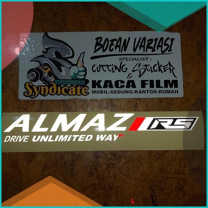 Jual Cutting sticker wuling sticker almaz sticker RS Almaz 07D35Z4 ...