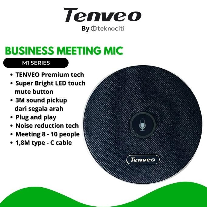 Jual AUQOZ TENVEO M1 BUSINESS CONFERENCE MICROPHONE MEETING - MIC ZOOM ...