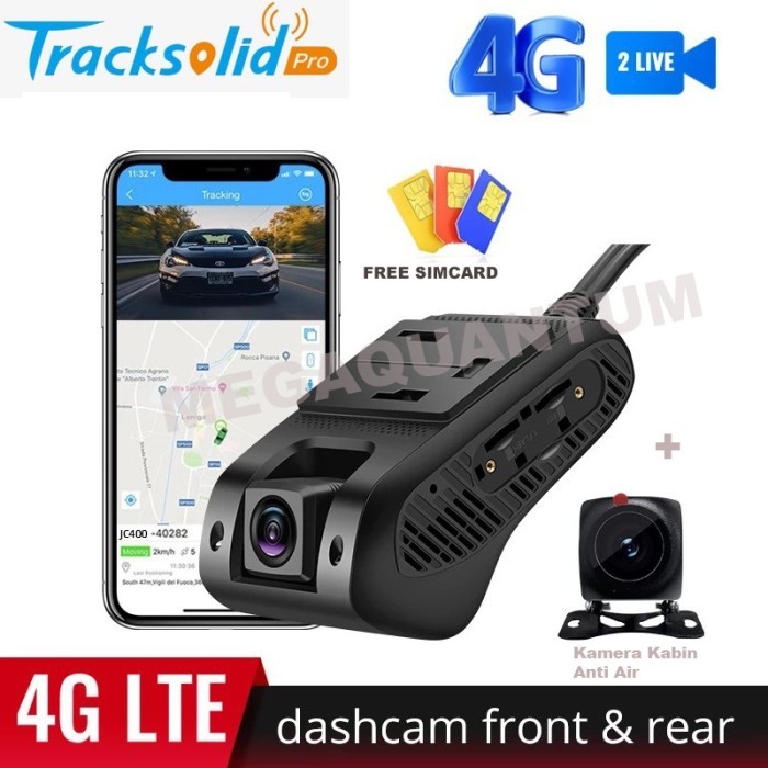 Jual Promo Cctv 4G Mobil Camera Dashcam Gps Tracker Jc400 W Tracksolid ...