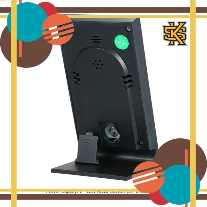 Jual Jam Meja Mini Digital Thermometer Hygrometer Weather Station Black ...