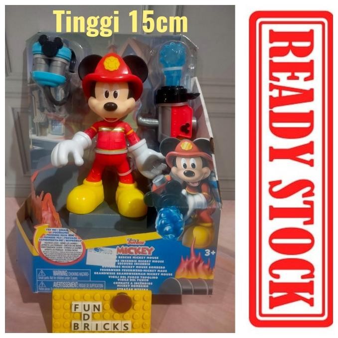 Jual Mickey Mouse Fire Rescue Action Figure Mainan Pemadam Kebakaran ...