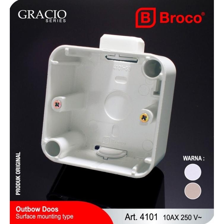 Jual Spesial Broco Outbow Doos Galleo 4101 Outbow Dus Saklar Dan Stop ...