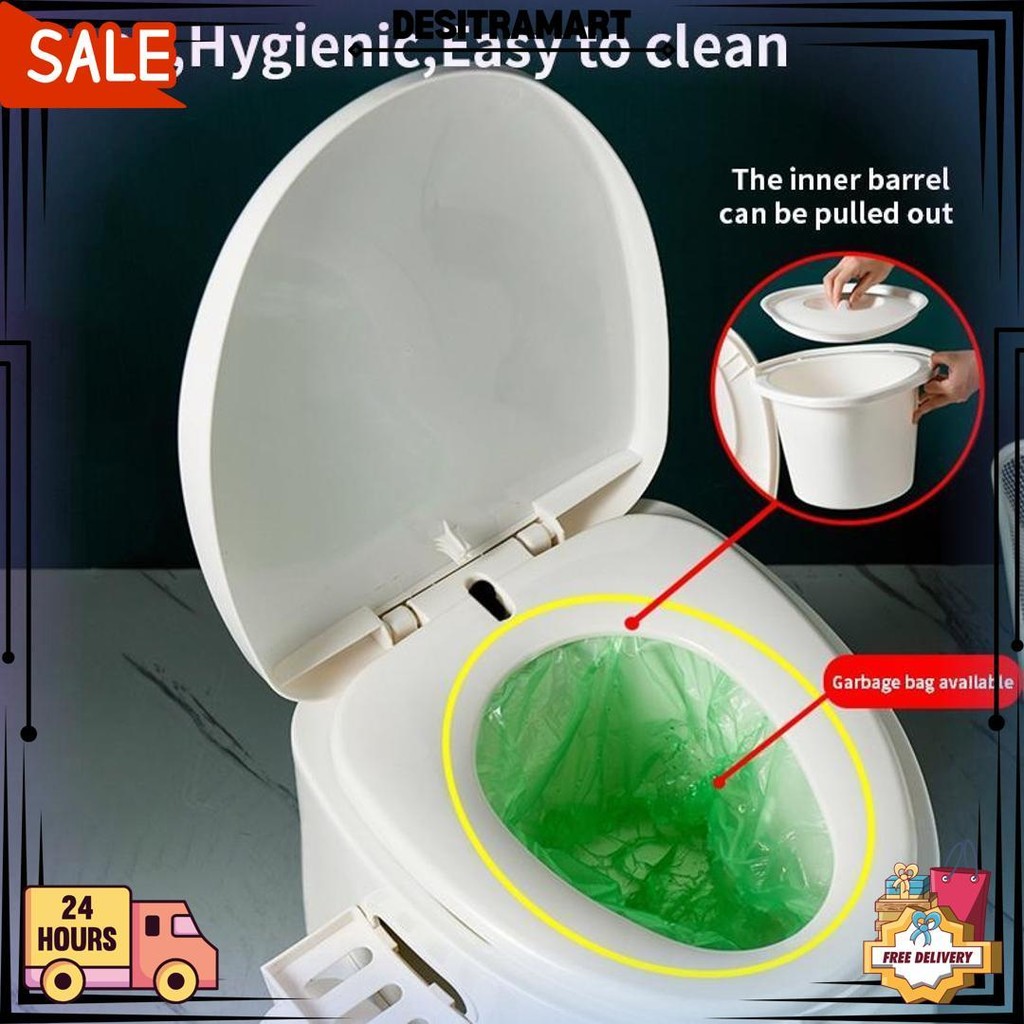 Jual Heino Toilet Portable Dewasa Aman Di Gunakan Kursi Toilet Duduk ...